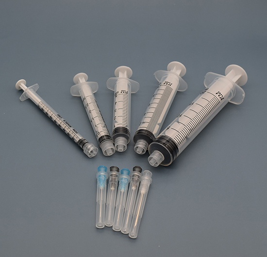 luer lock injection hypodermic syringe